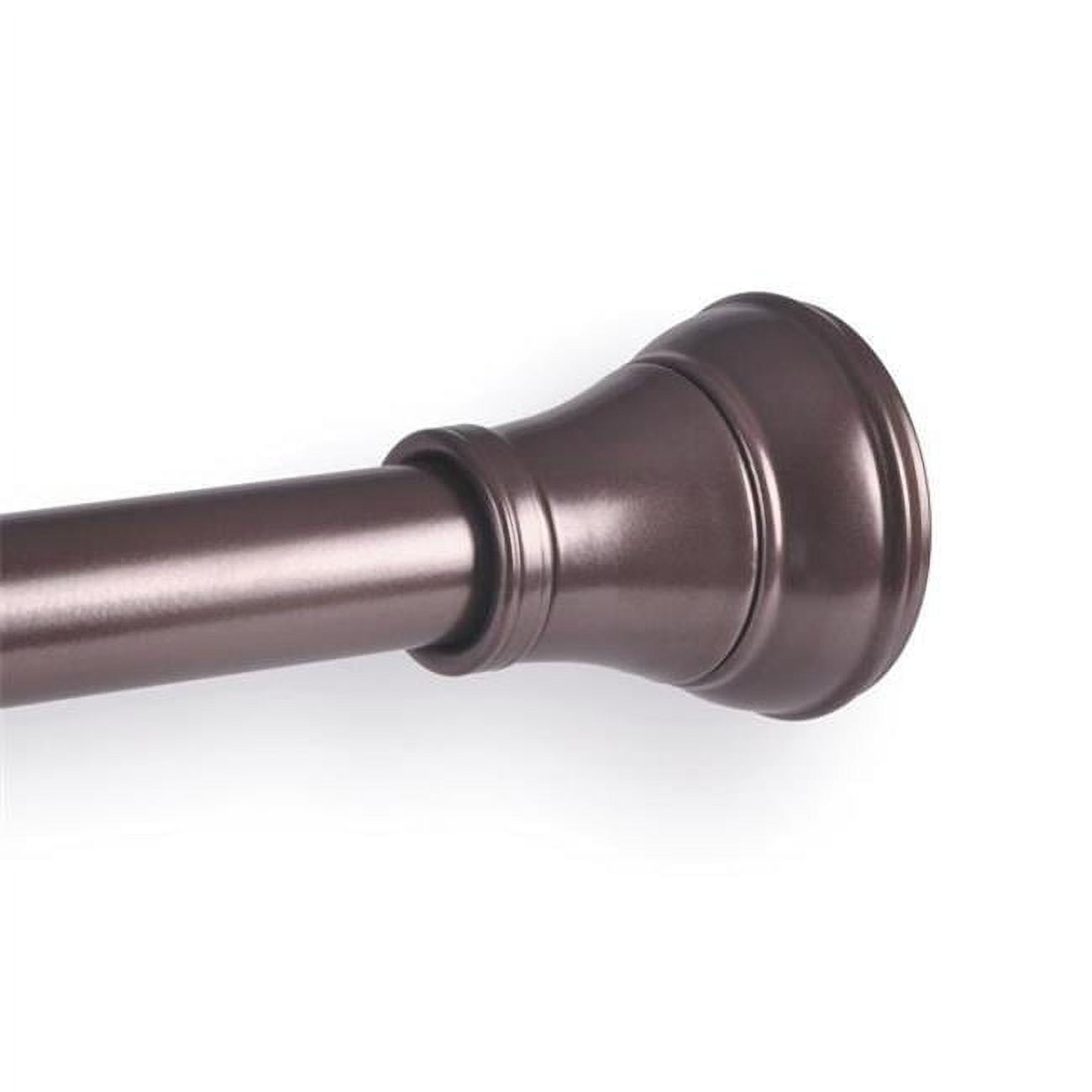 72 inch Aluminum Decorative Finial Tension Rod Oil Rubbed Bronze ...