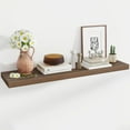 72 inch Floating Shelves for Wall 12 Inch Deep Floating Shelf Hanging ...