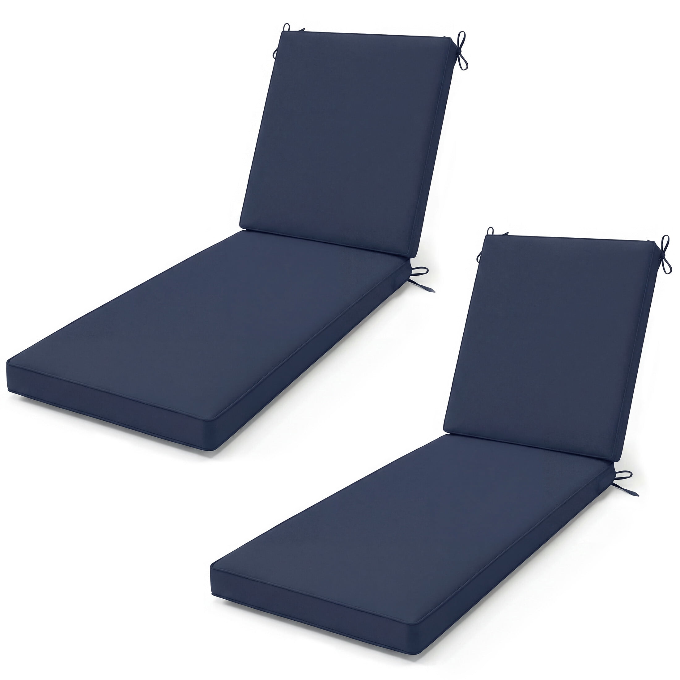 72 x 21 x 3 Waterproof Outdoor Chaise Lounge Cushion for Patio Lounge ...