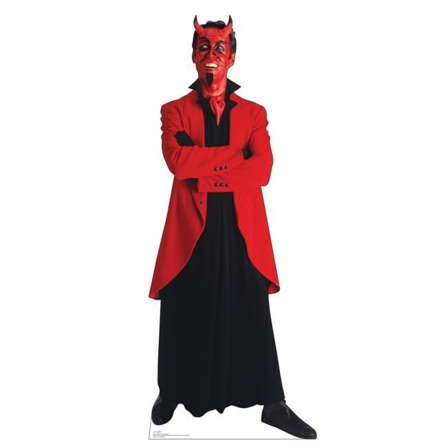 72 x 28 in. Life-Size Lucifer Halloween Cardboard Cutout - Walmart.com