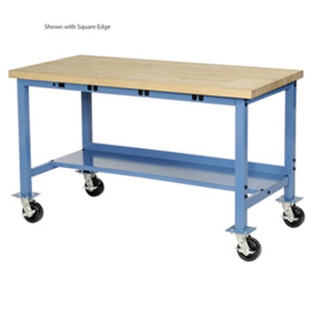72 x 30 ft. Mobile Production Workbench with Power Apron - Maple ...