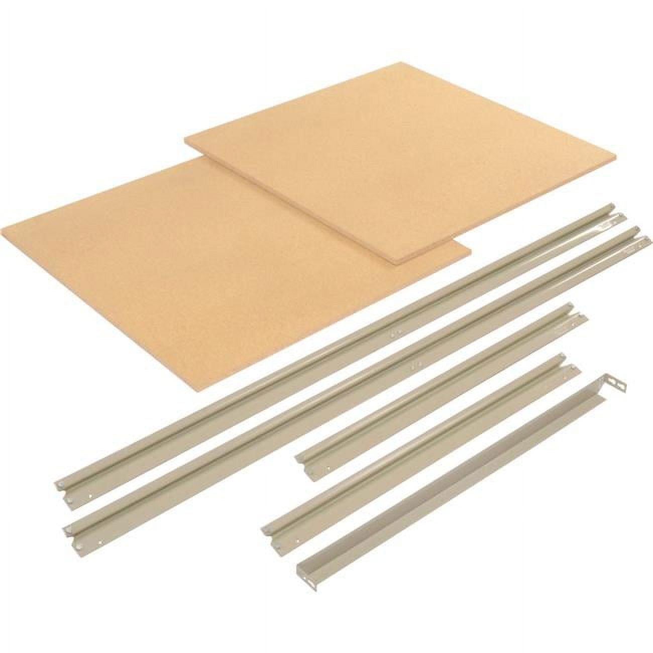 72 x 36 in. Additional Level High Capacity Rack with Wood Deck, Tan ...