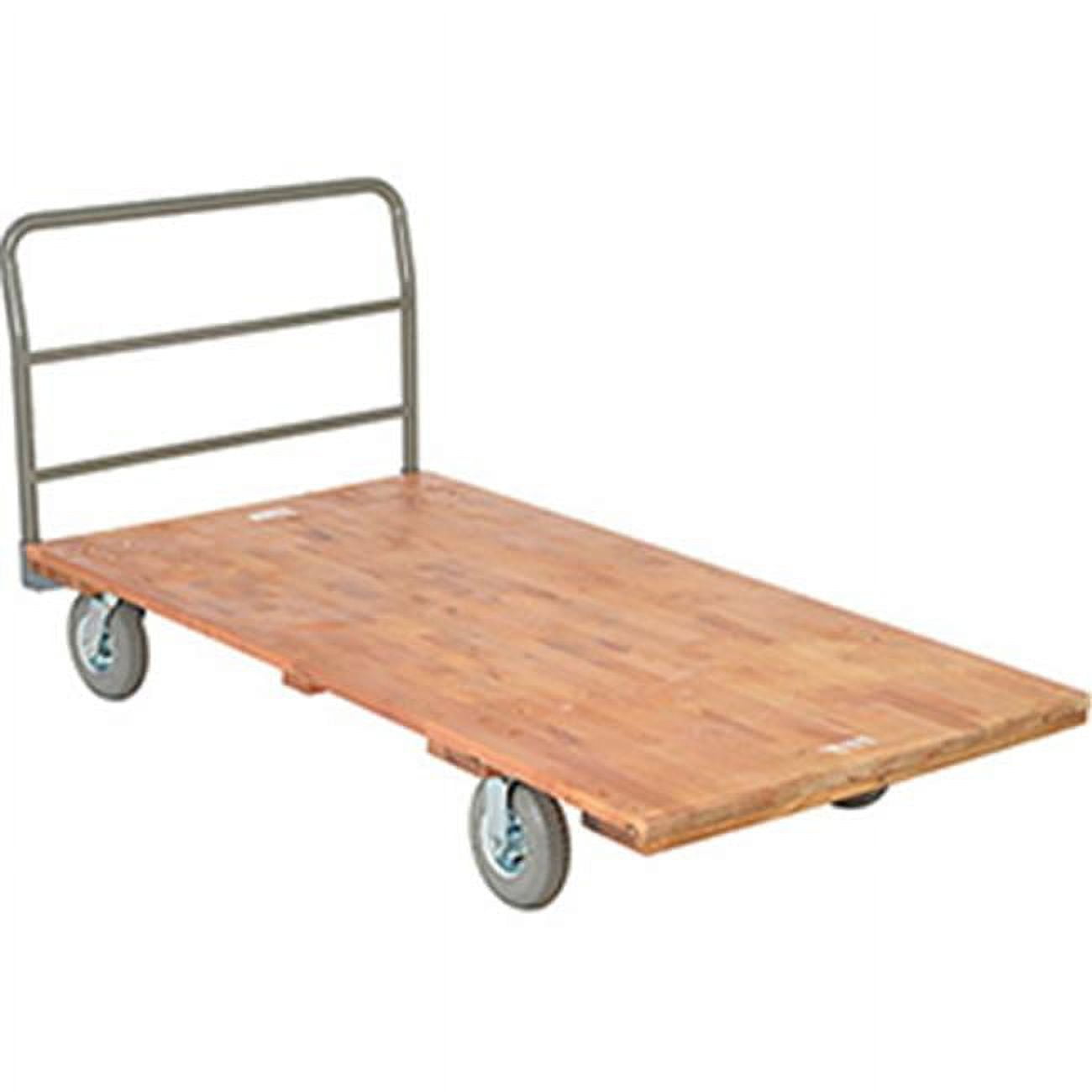 72 x 36 in. Hardwood Deck Platform Truck - 1200 lbs 8 in. Pneumatic ...