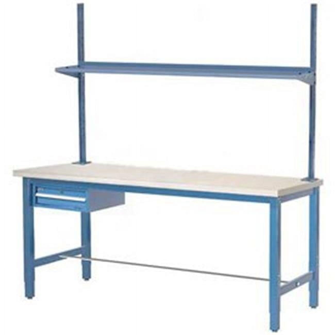 72 x 36 in. Production Workbench - ESD Laminate Safety Edge with Drawer ...