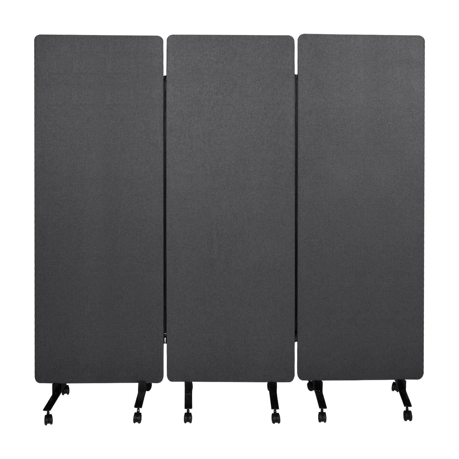 72 x 66in Sound Proof Dividers with Wheels, Portable Office Partition ...