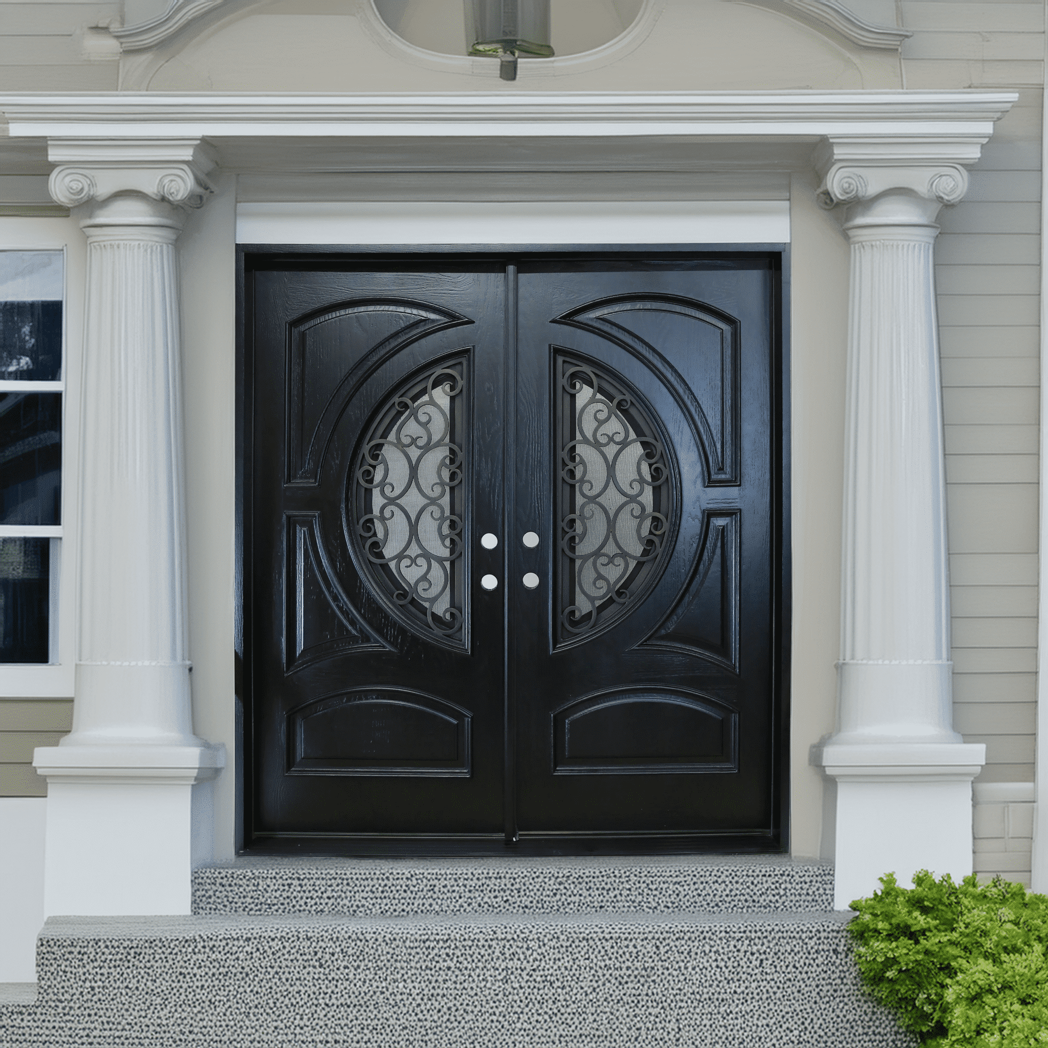 72" x 80" Environment Damage Resistant Polyurethane Composite Exterior ...