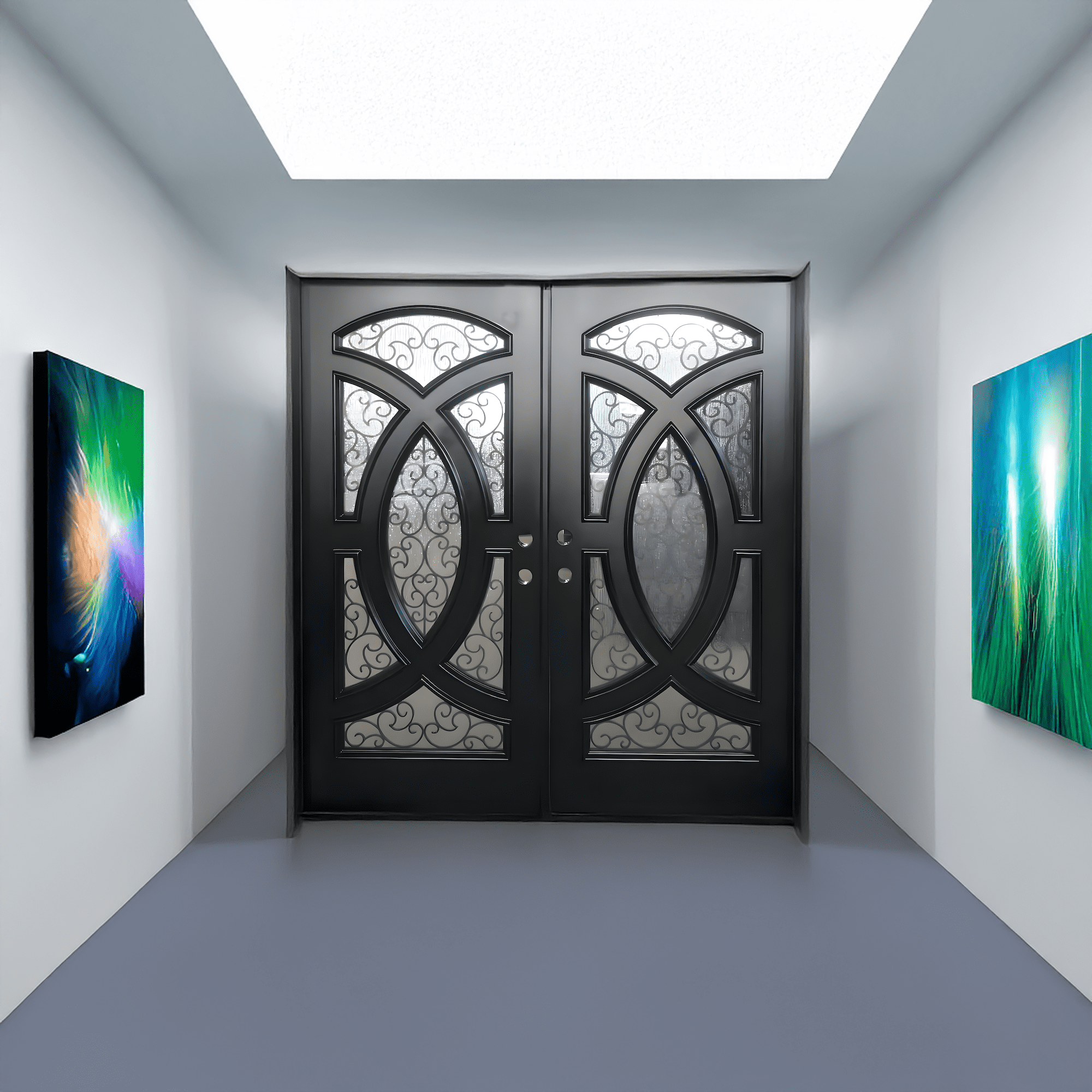 72" x 80" Environment Damage Resistant Polyurethane Composite Exterior ...