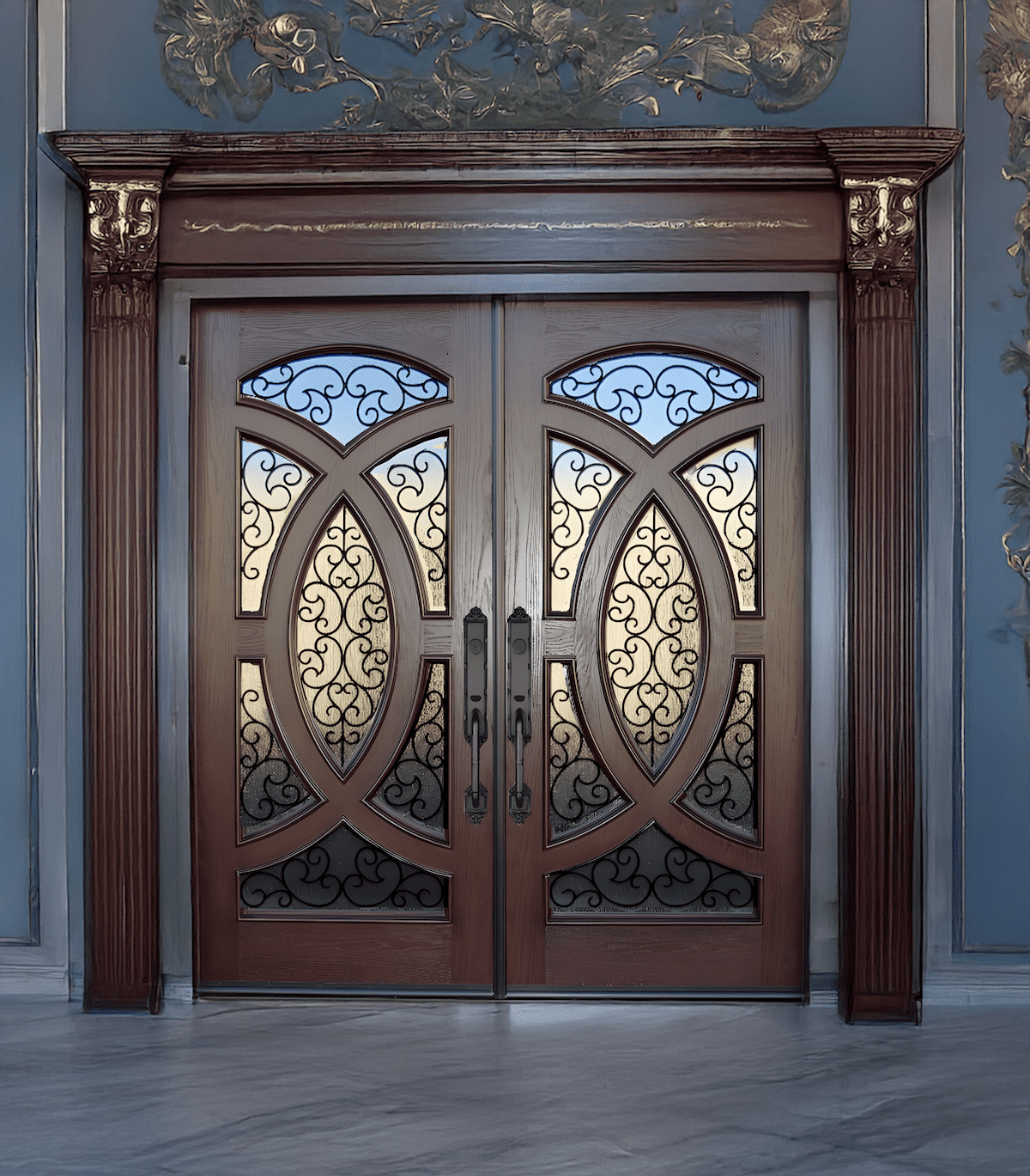 72" x 80" Environment Damage Resistant Polyurethane Composite Exterior ...