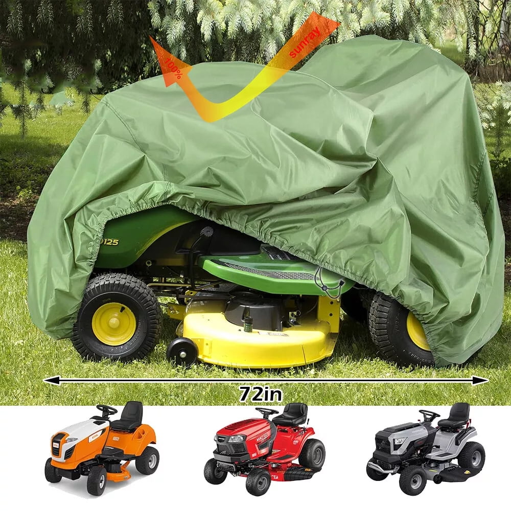 72"x54'' Heavy Duty Riding Lawn Tractor Mower Cover Waterproof UV ...