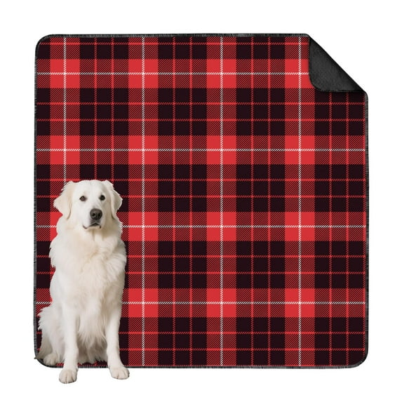 72"x72" Dog Crate Pad Washable, Geometric Pattern Reusable Pee Pads ...