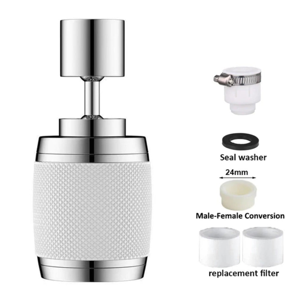 720-Degree Swivel Kitchen Faucet Extender, 3-Mode Adjustable Water ...