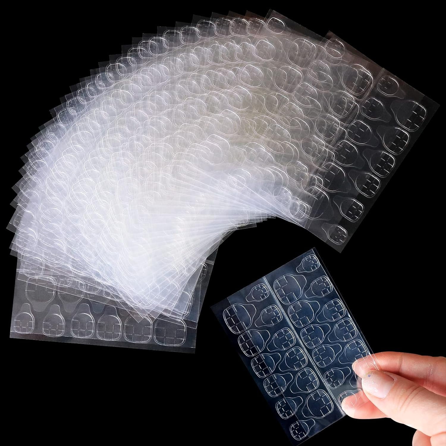 720 Pcs 30 Sheets Double Side Glueil Sticker,il Glue Stickers ...