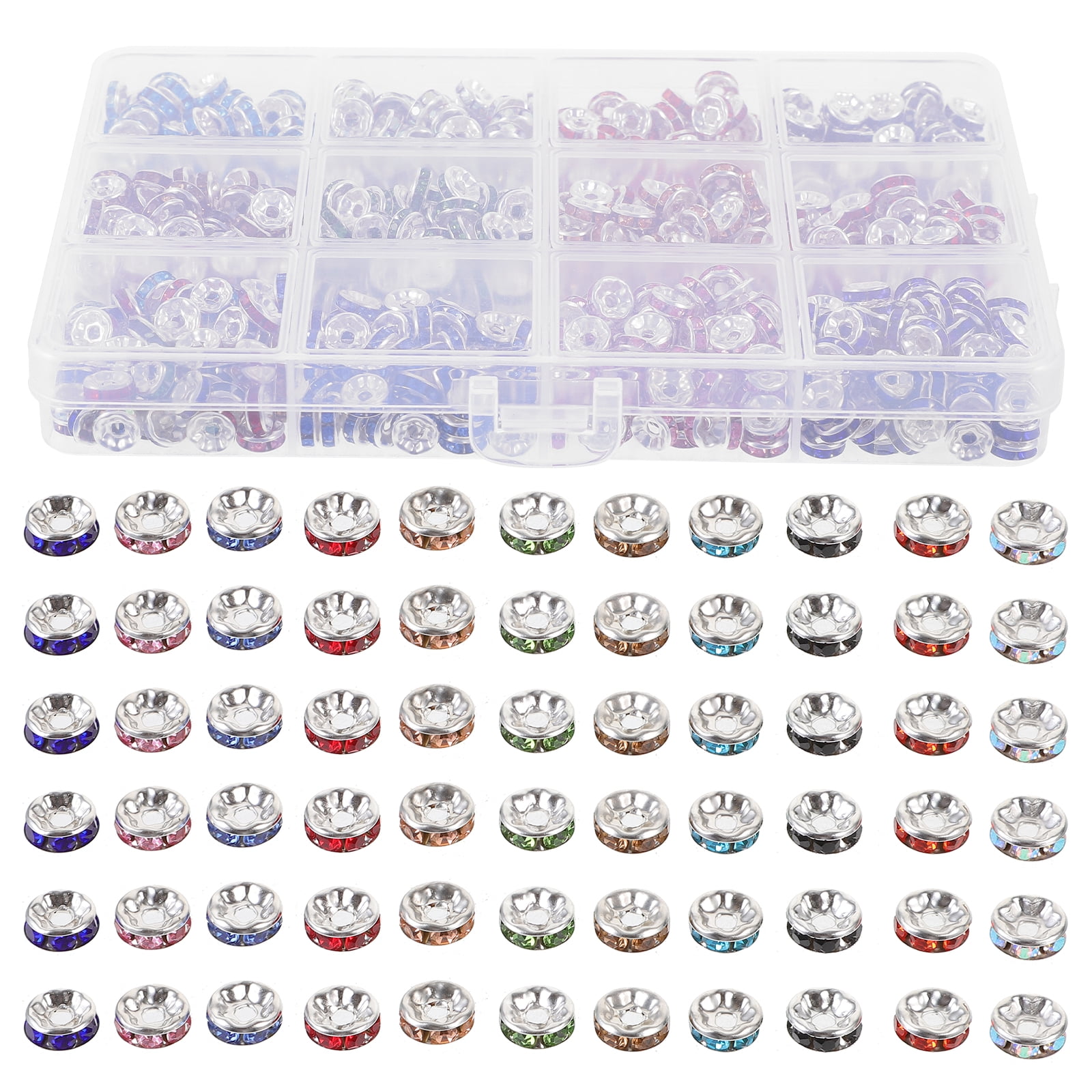 720 Pcs Spacer Beads DIY Jewelry Beads Space Beads DIY Accessories ...