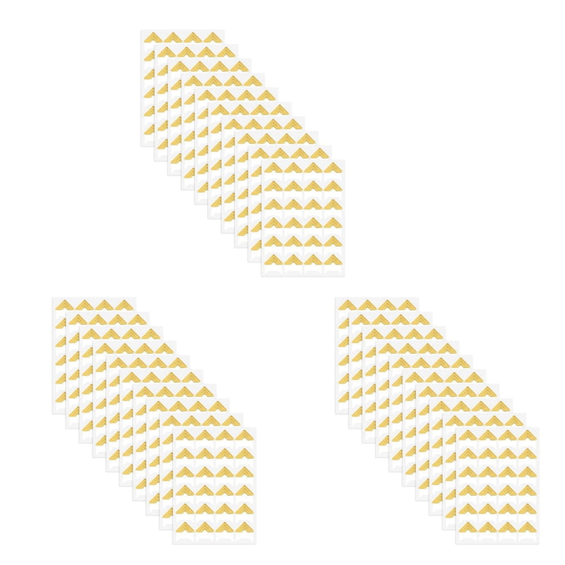 720 Pieces Photo Corners for Scrapbooking, Gold Photo Corner Stickers ...