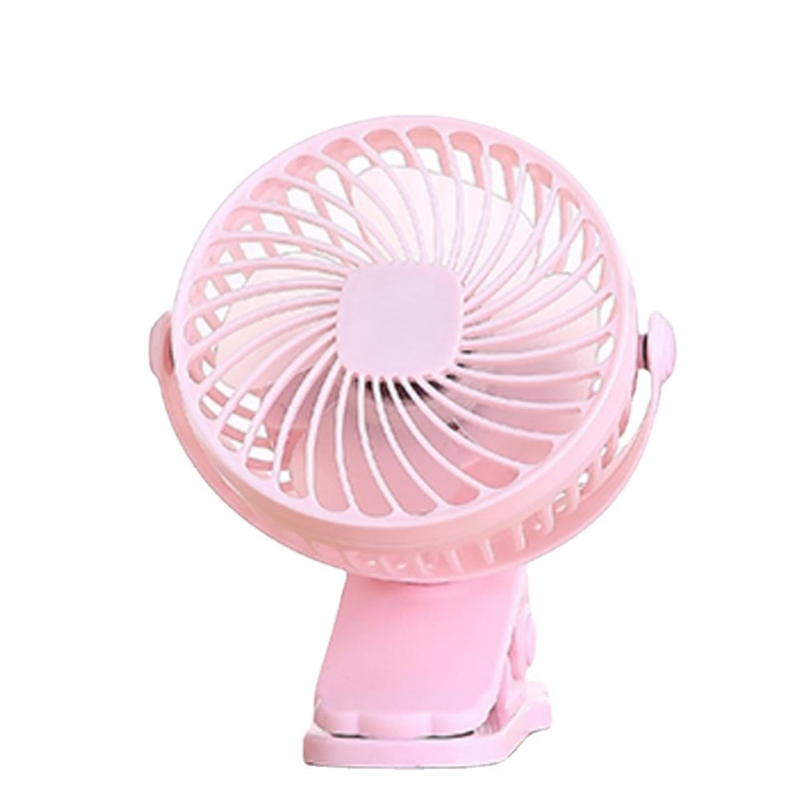 720° Rotation Small Desk & Clip on Fan with Sturdy Clamp, 3 Speeds ...