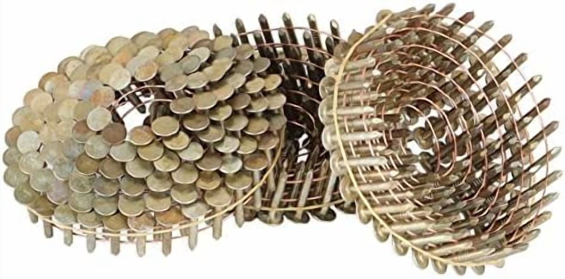 7200 Count Coil Siding Nail Full Round Head Wire Collated Coil 15 ...