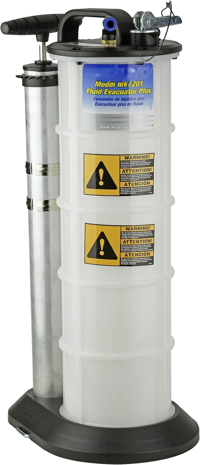 7201 2.3 Gallon Fluid Evacuator Extractor and Dispensing Pump, Push ...