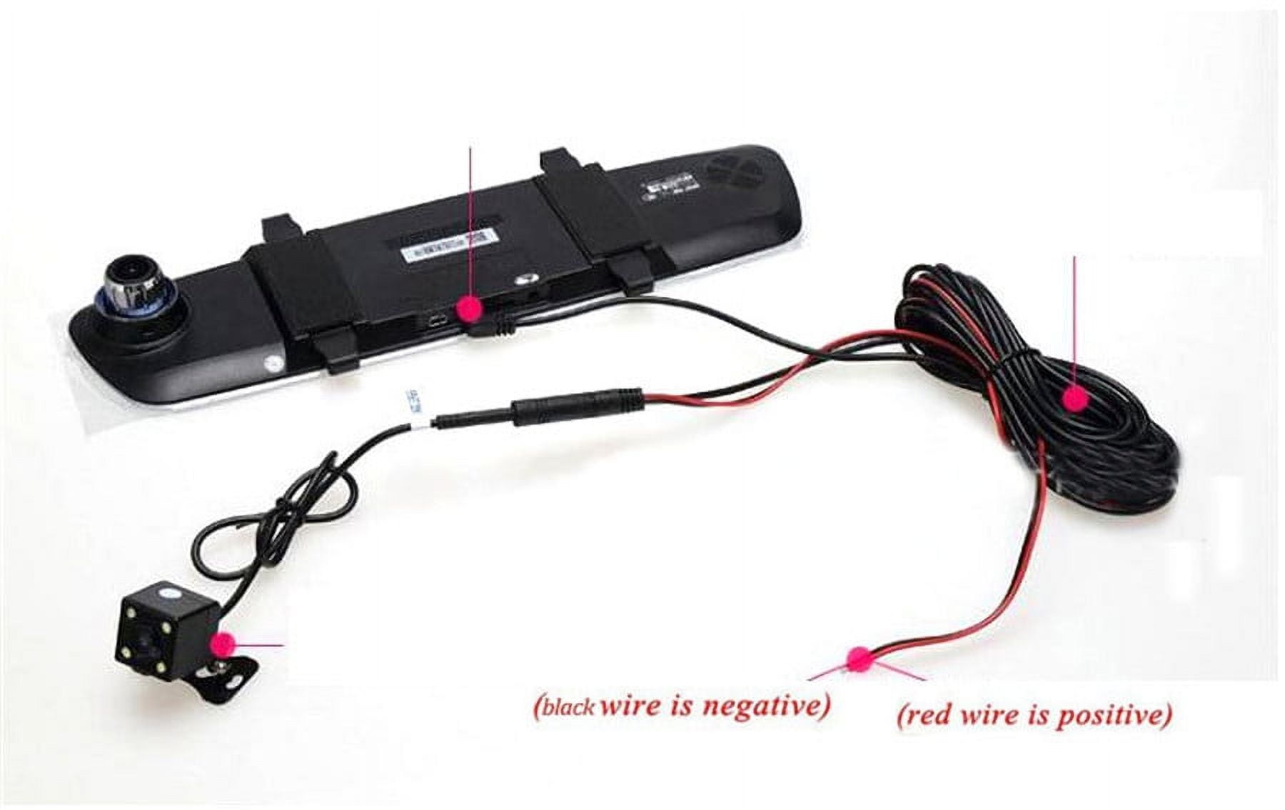 720P 2.5mm Jack Port 4 Pin 4LED Car Rearview Camera Waterproof For ...