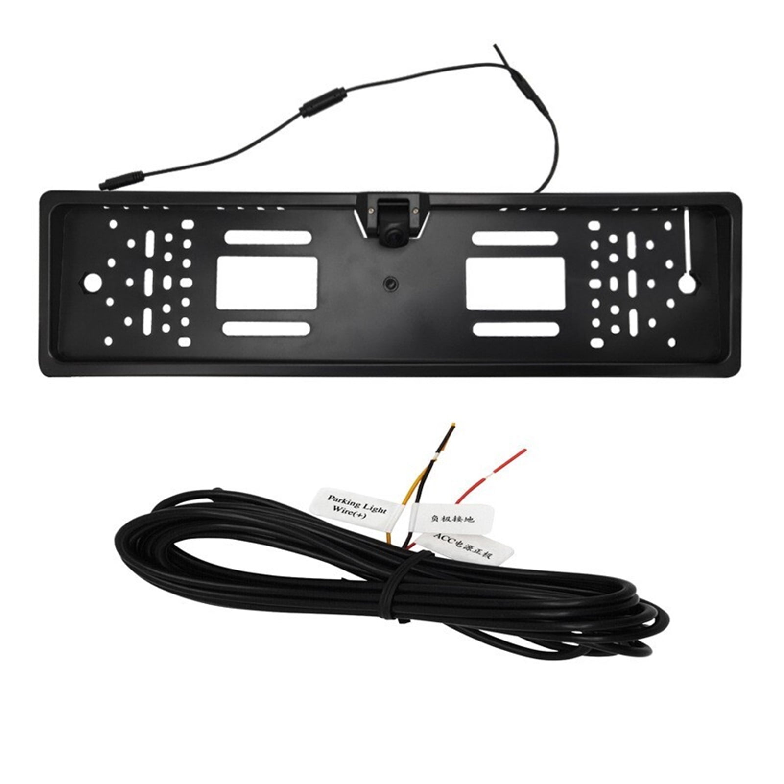 720P HD Parking System Reverse Hidden Rear View Hd License Plate Camera ...