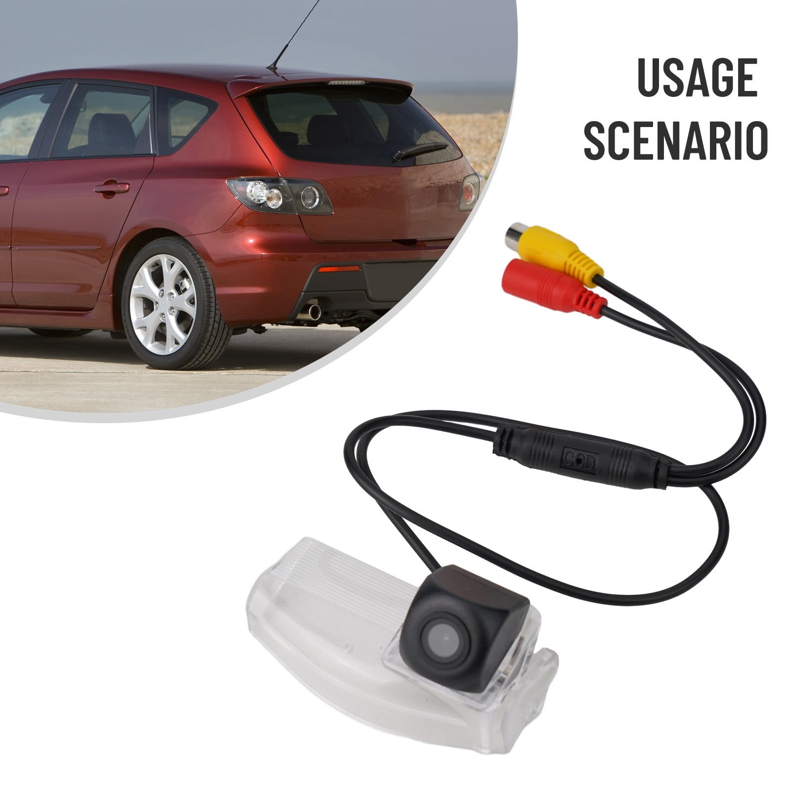 720P Reversing Camera for Mazda Car Rear View Parking Mirror Monitor ...