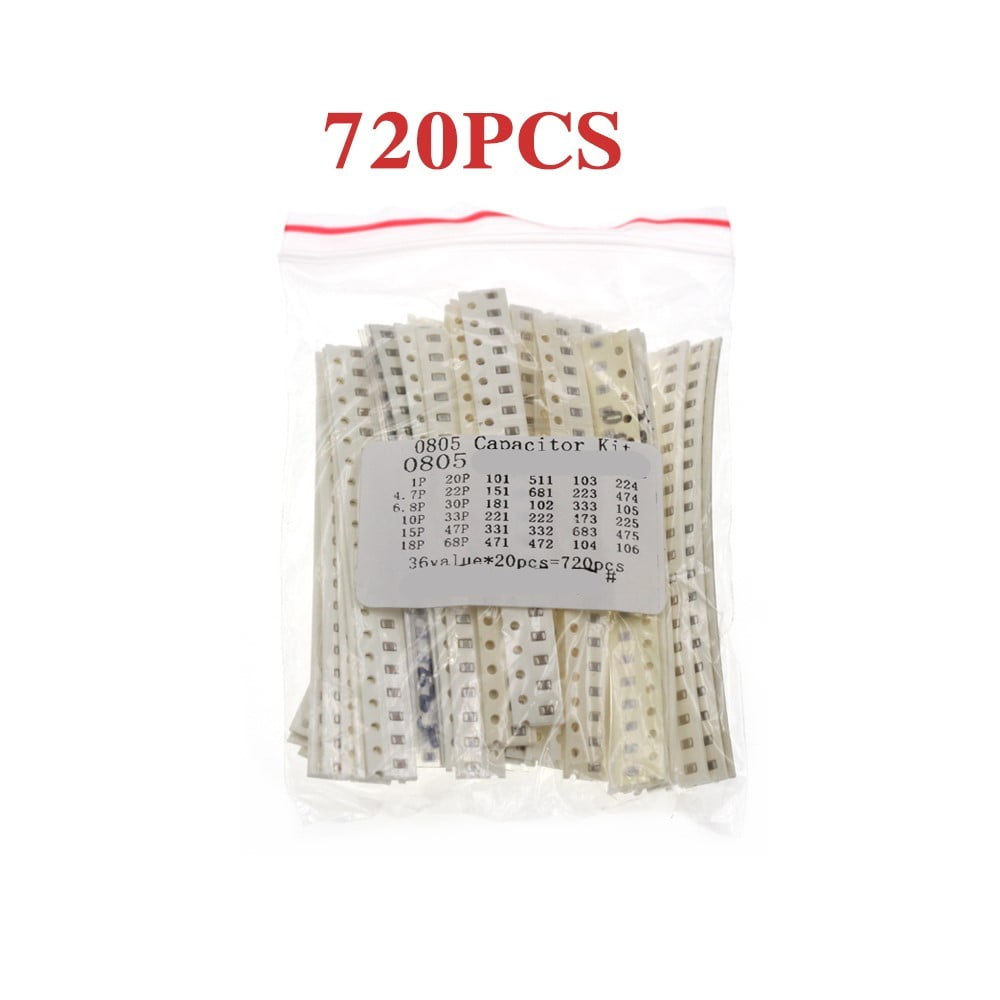 720PCS 1206 0805 0603 For SMD capacitor package Sample package commonly ...