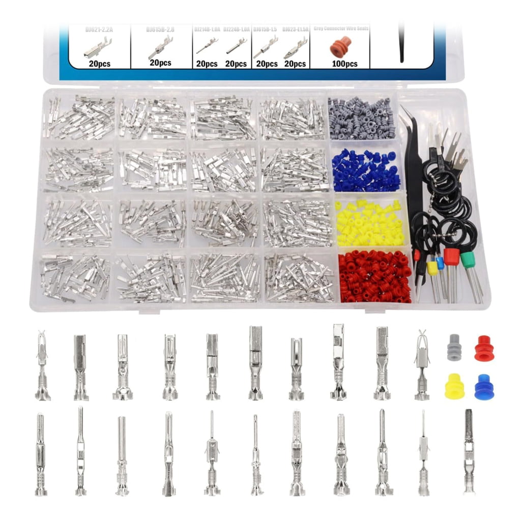 720Pcs Electrical Pin Connectors Car Wire Terminals Connector Pin Auto ...