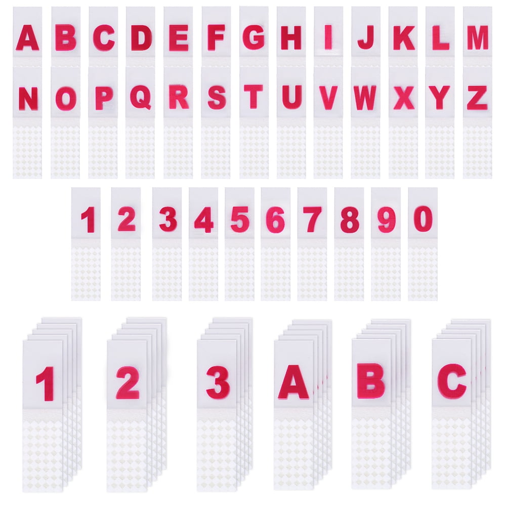 720pcs Alphabet Index Tabs and Numbers Index Tabs Self-Adhesive 0 to 9 ...