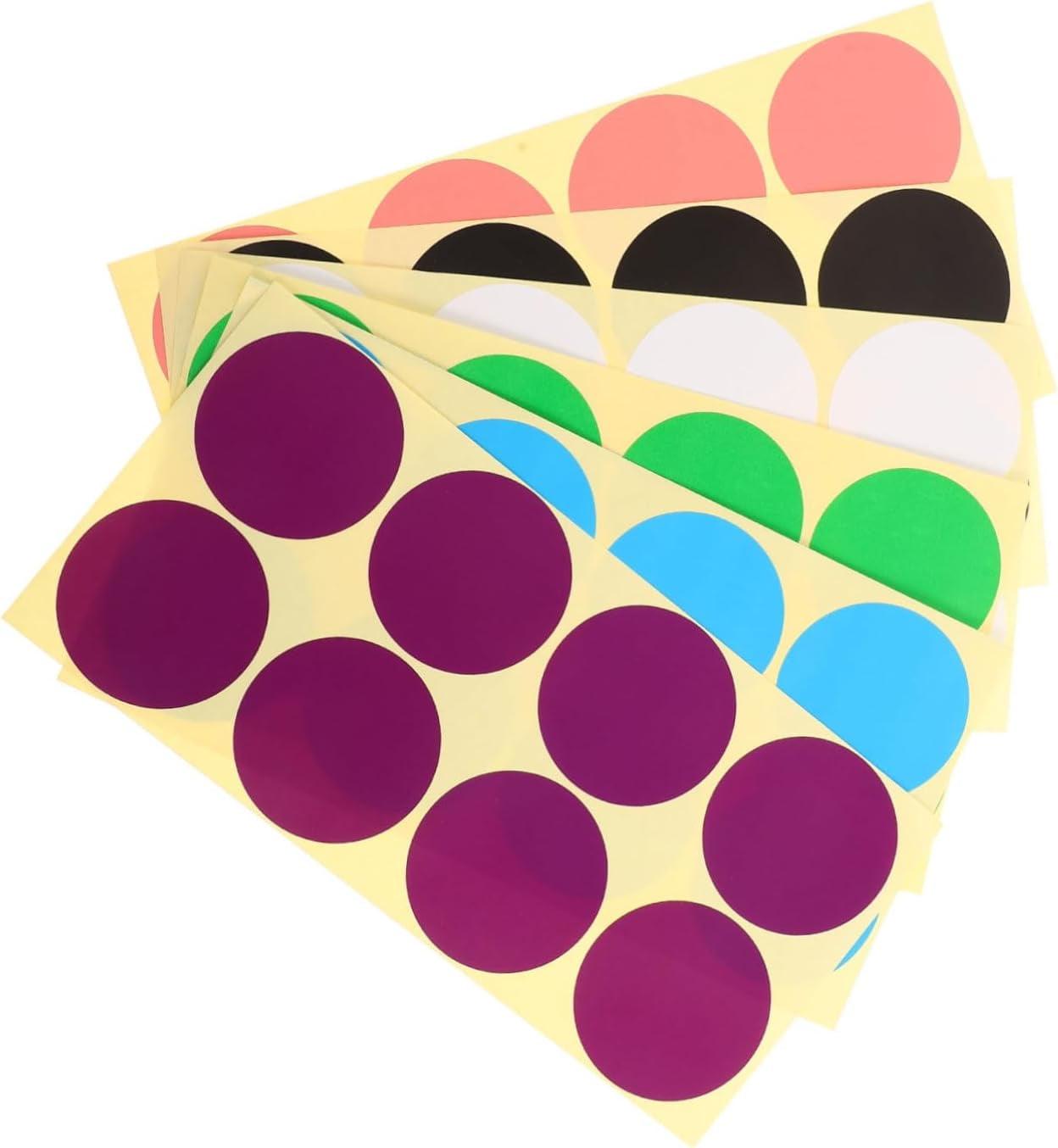720pcs Color Dot Stickers Circle Labels Colored Labels Stickers ...