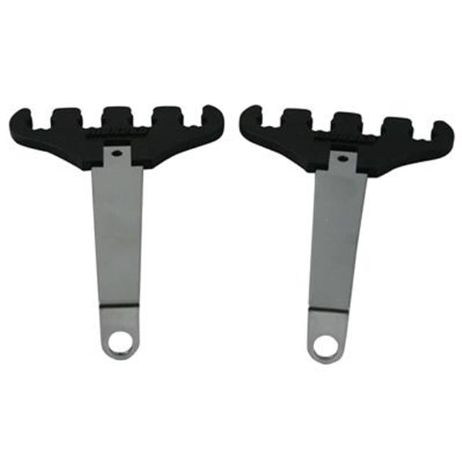 72183 Small Block Chevy Four Hole Spark Plug Wire Loom Kit, Black ...