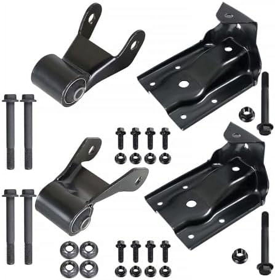 722-032 722-029 Rear Leaf Spring Hanger Bracket Shackle Kit Compatible ...