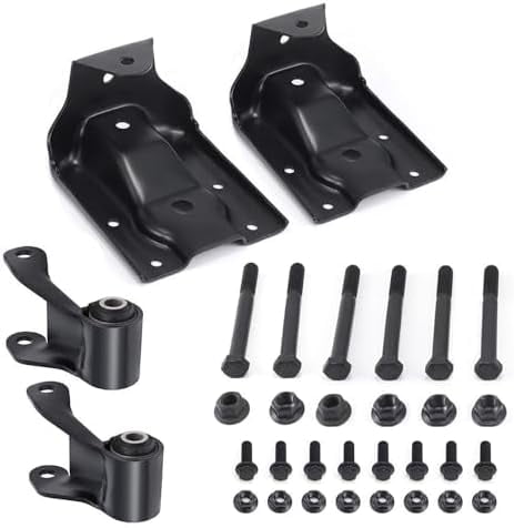 722-032 722-029 Rear Leaf Spring Hanger Bracket Shackle Kit For 1999 ...