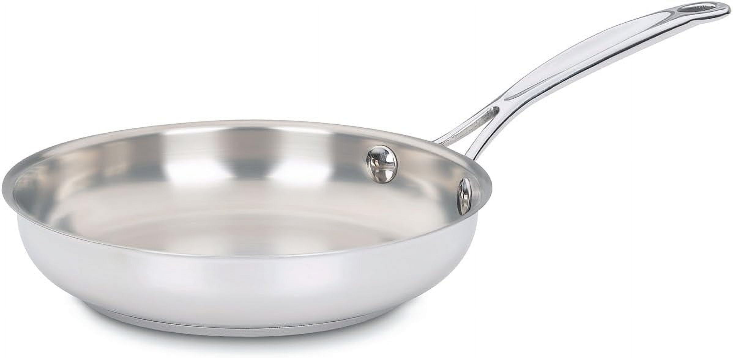 722-30H Chef's Classic Stainless 12-Inch Open Skillet with Helper ...