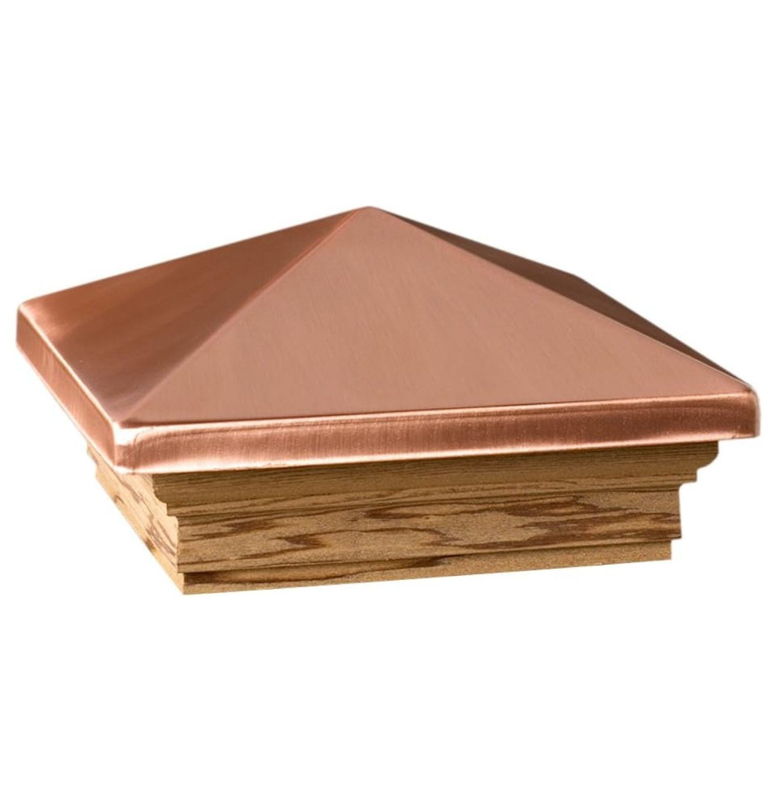 72223 Victoria High Point Copper Post with Treated Base (Nominal 4"x4 ...