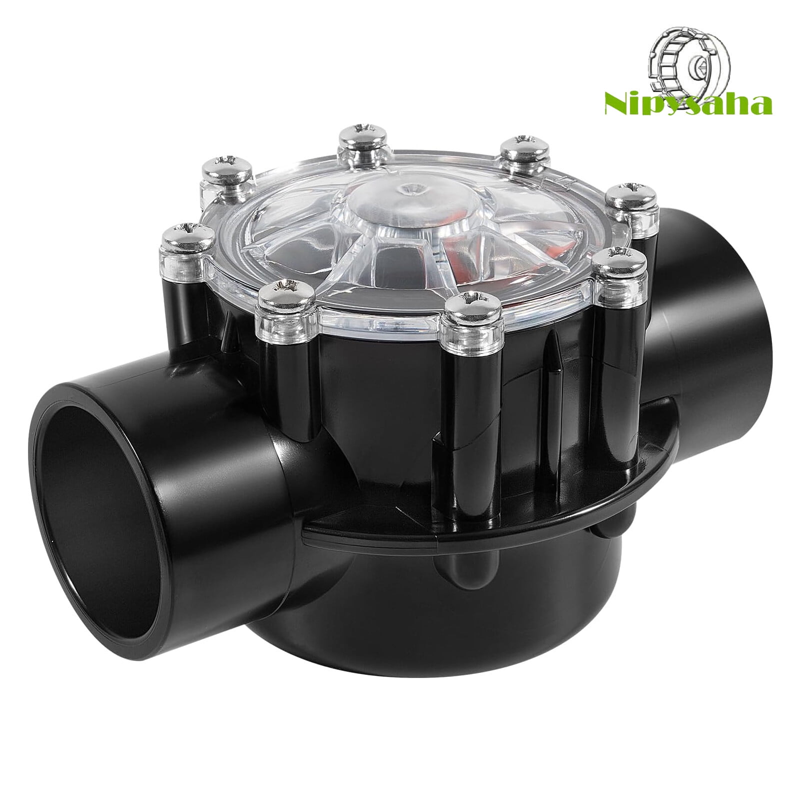 7235 Swimming Pool Check Valve for Jandy 180-Dgree 1-1/2-Inch to 2-Inch ...