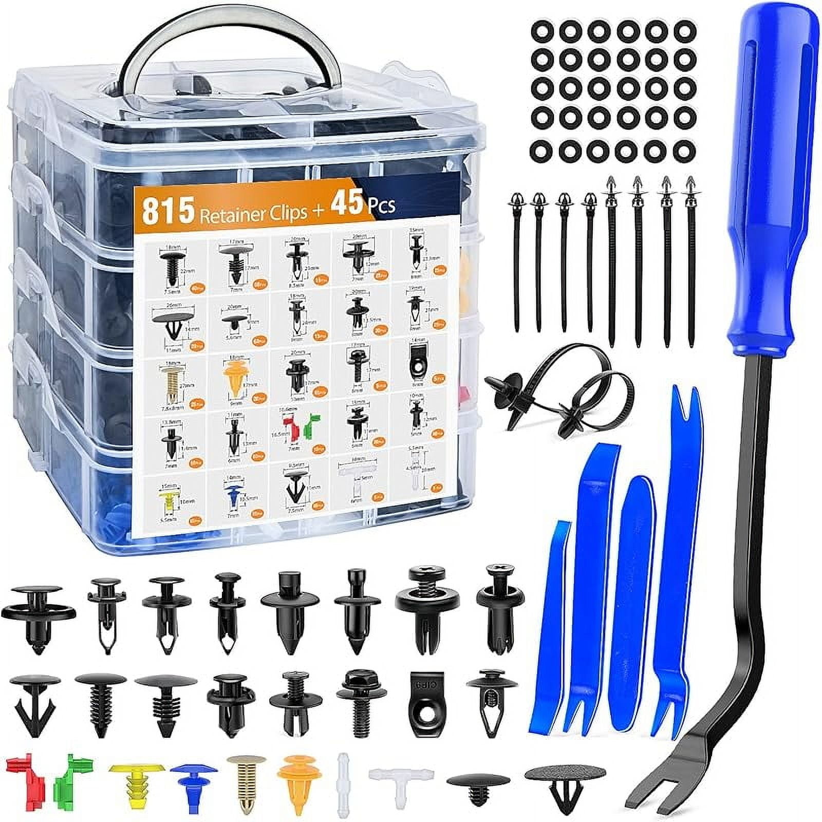 725Pcs Car Push Retainer Clips & Auto Fasteners Assortment -23 Most ...