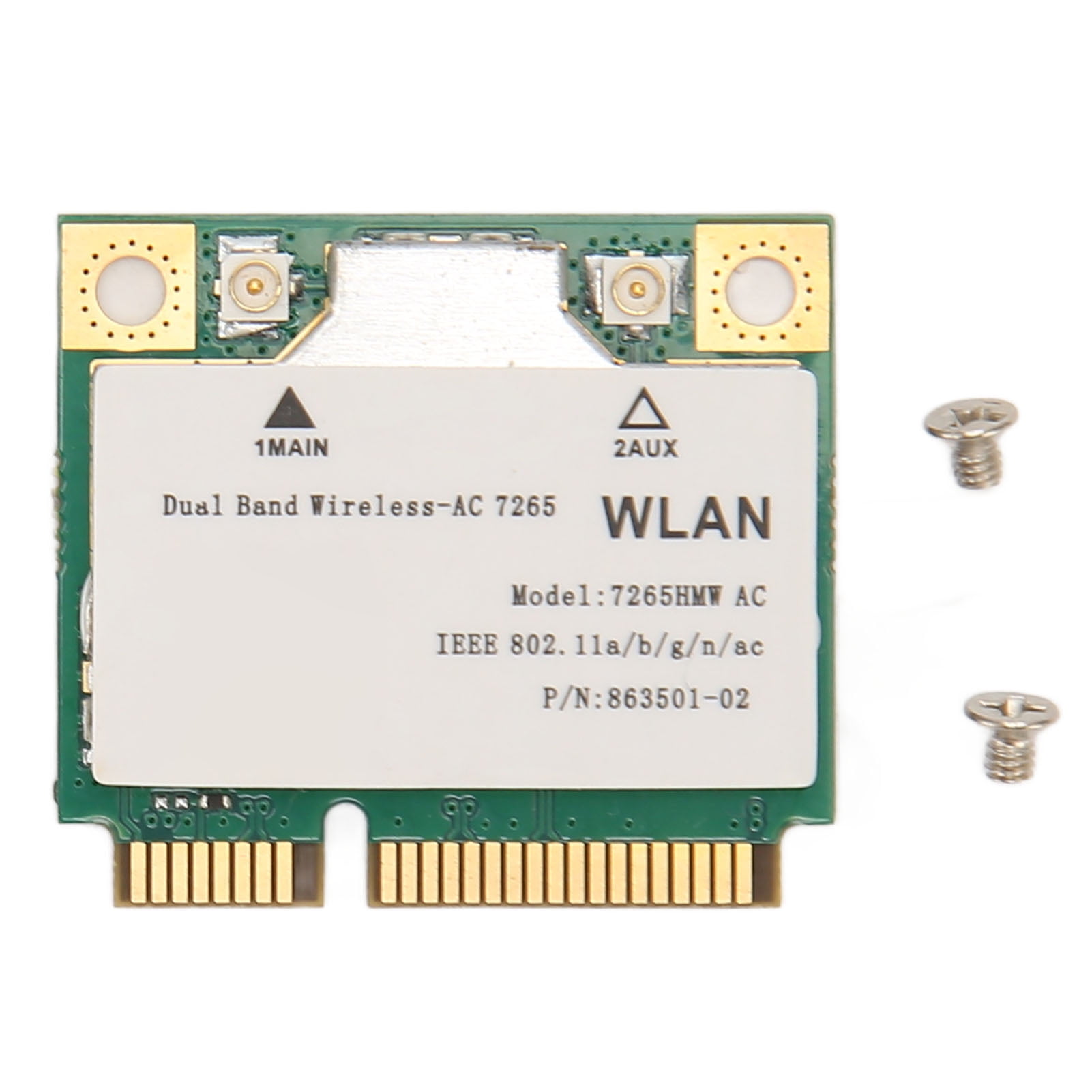 7265HMW Wireless Network Card 1200Mbps 2.4 5Ghz Bluetooth 4.2 Mini PCIE ...