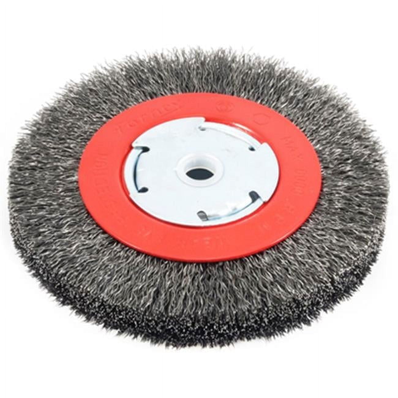 72750 Narrow Face Coarse Crimped Wire Bench Wheel Brush - Walmart.com