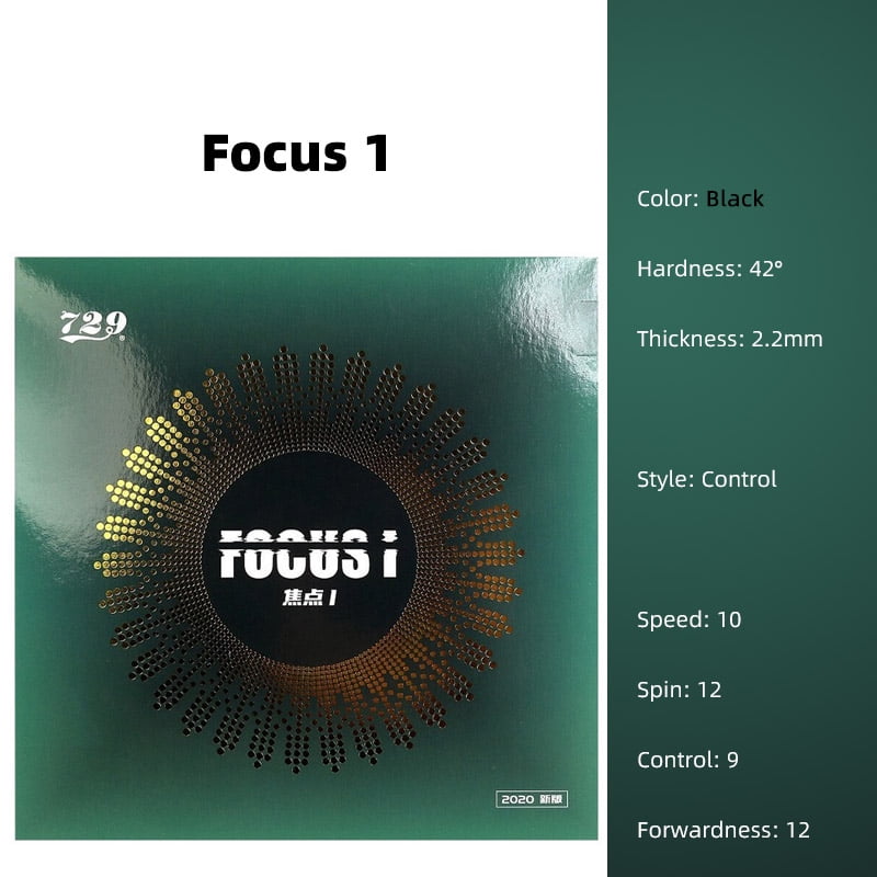 729 Friendship Focus 3 2 1 Table Tennis Rubber Pimples-in Ping Pong ...