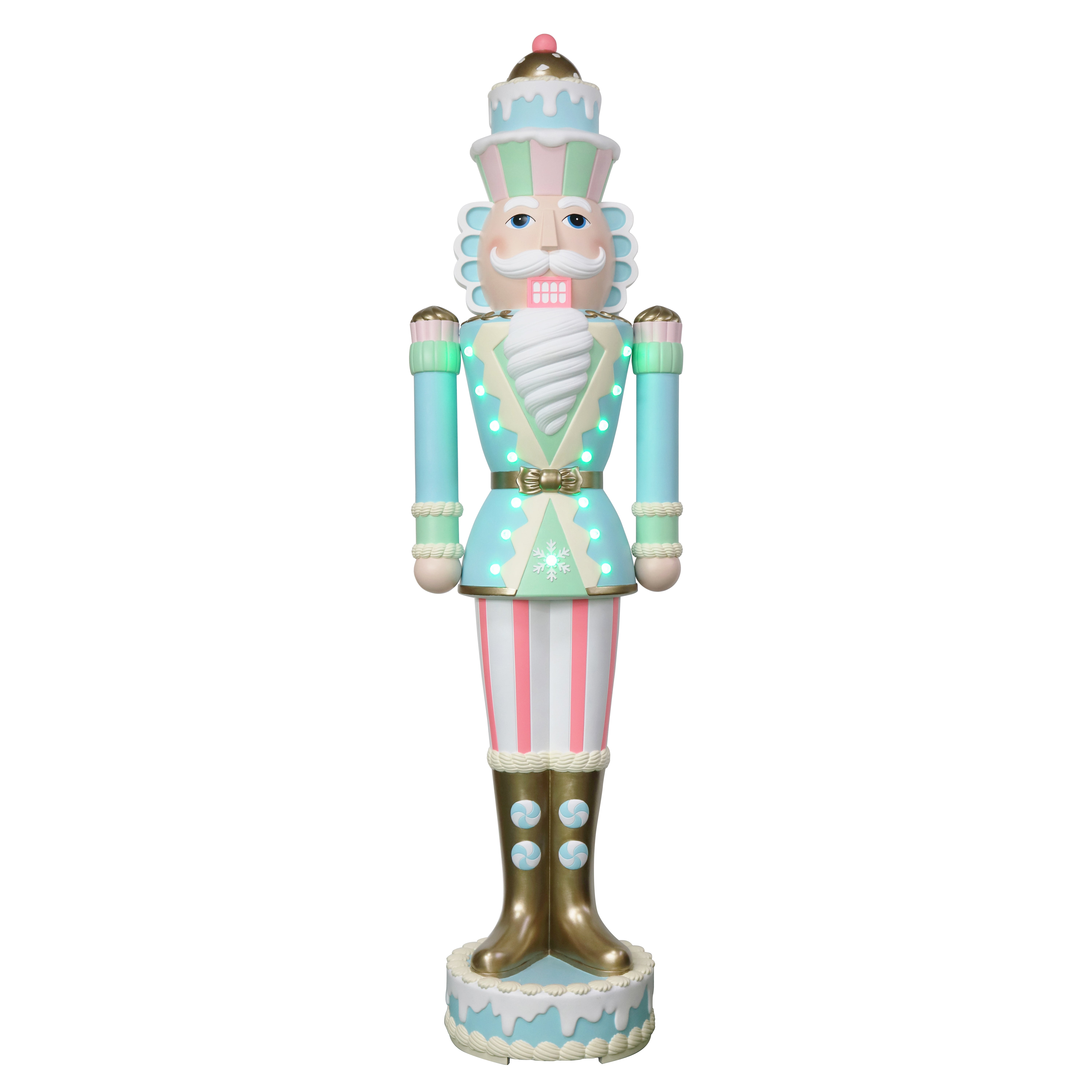 Candy Sweet Decorative Nutcracker, Multicolor, 72", by Holiday Time ...