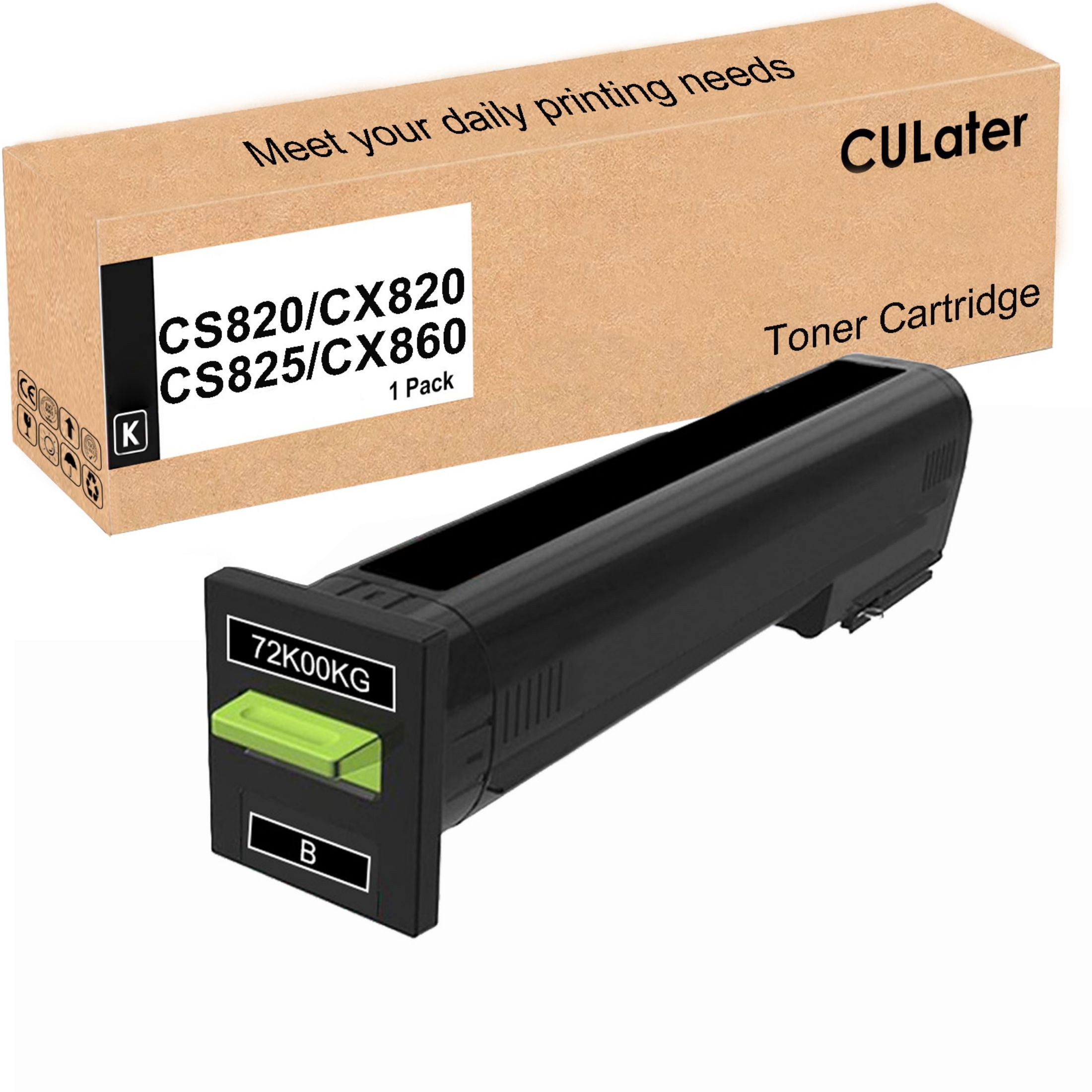 72K00KG CS820 CX820 CX825 CX860 Black Comapatible Toner Cartridge ...