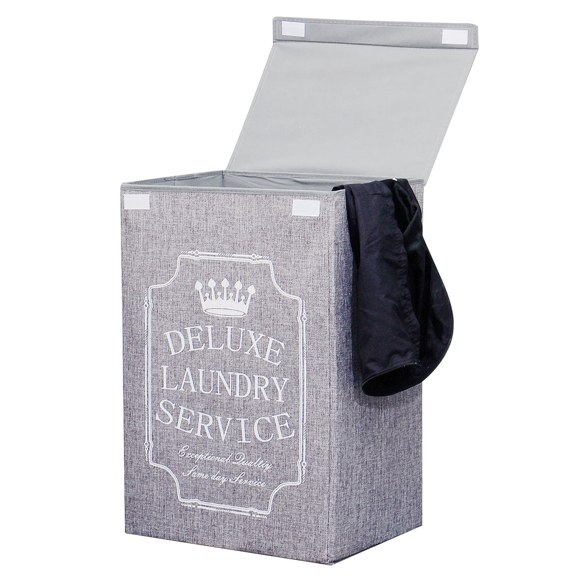 Portable 72L Collapsible Laundry Basket, Foldable Hamper, Waterproof ...