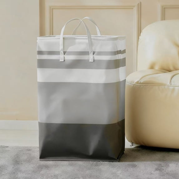 72L Laundry Basket,Freestanding Waterproof Collapsible Cotton Large ...