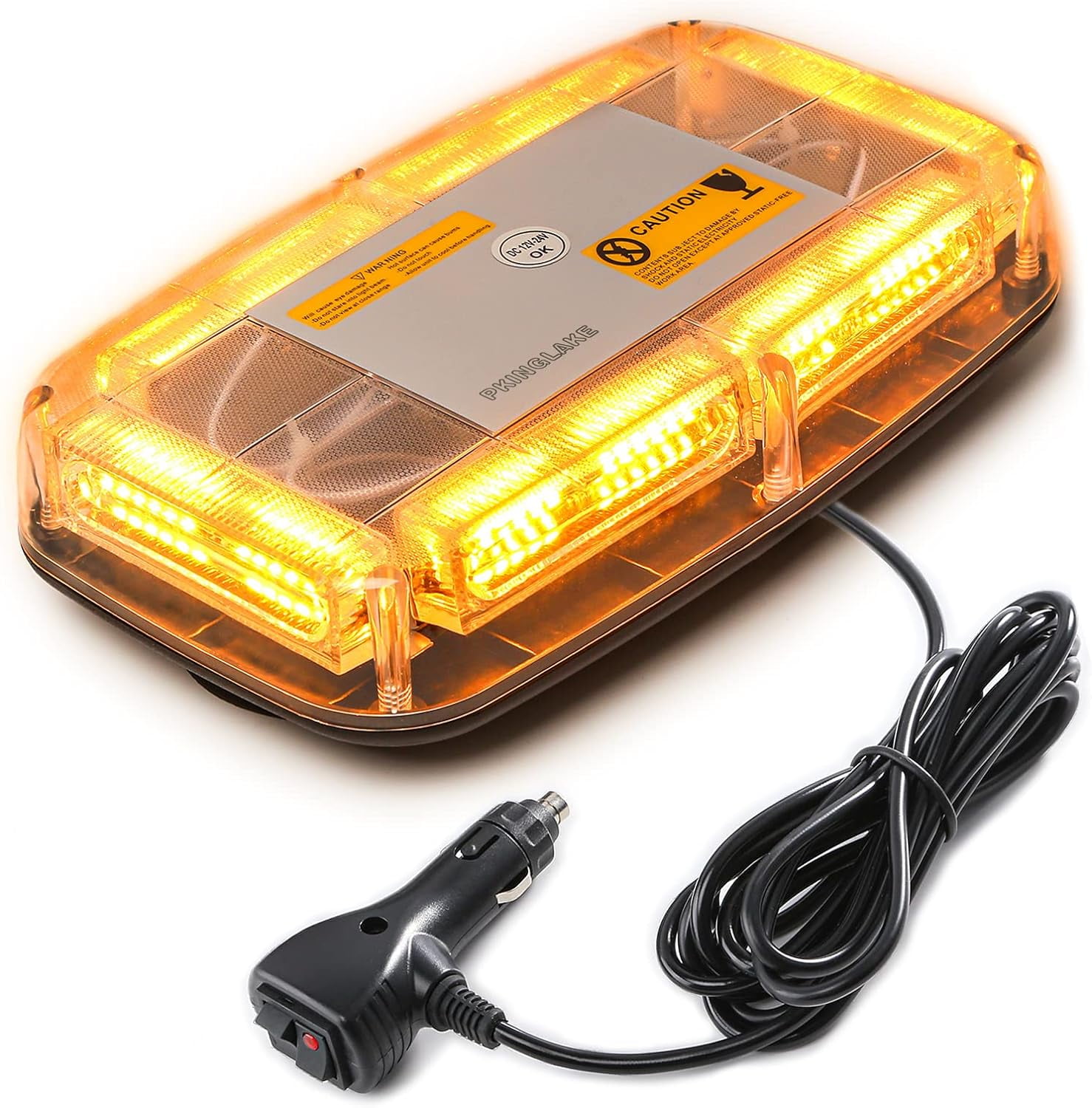 72LED Roof Top Emergency Strobe Beacon Lights, 12-24V High Visibility ...
