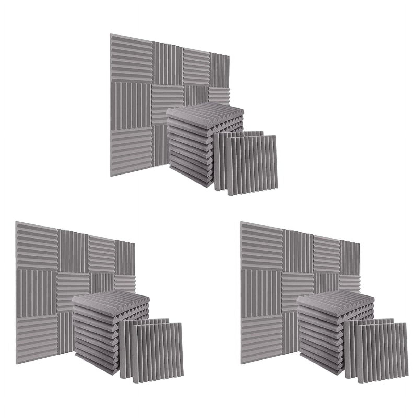 72Pack 1 Inch x 12 X12 Soundproof Foam Panels Sound Absorbing ...