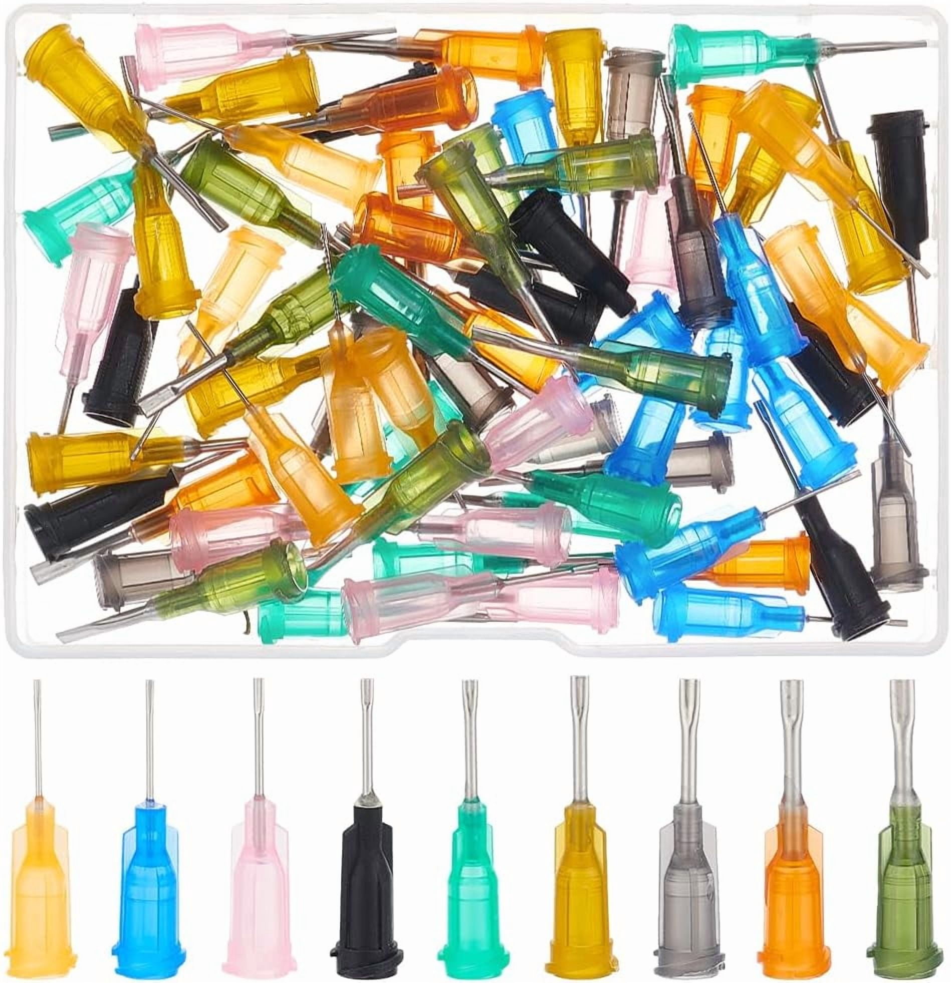 72Pcs 9 Colors 304 Stainless Steel Dispensing Needle Stainless Steel ...