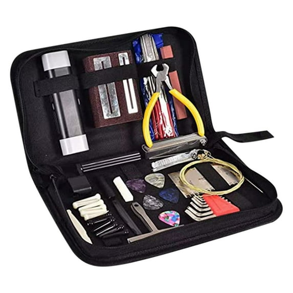 72Pcs Guitar Tool Kit,Professional Guitar Repairing Maintenance Tool ...