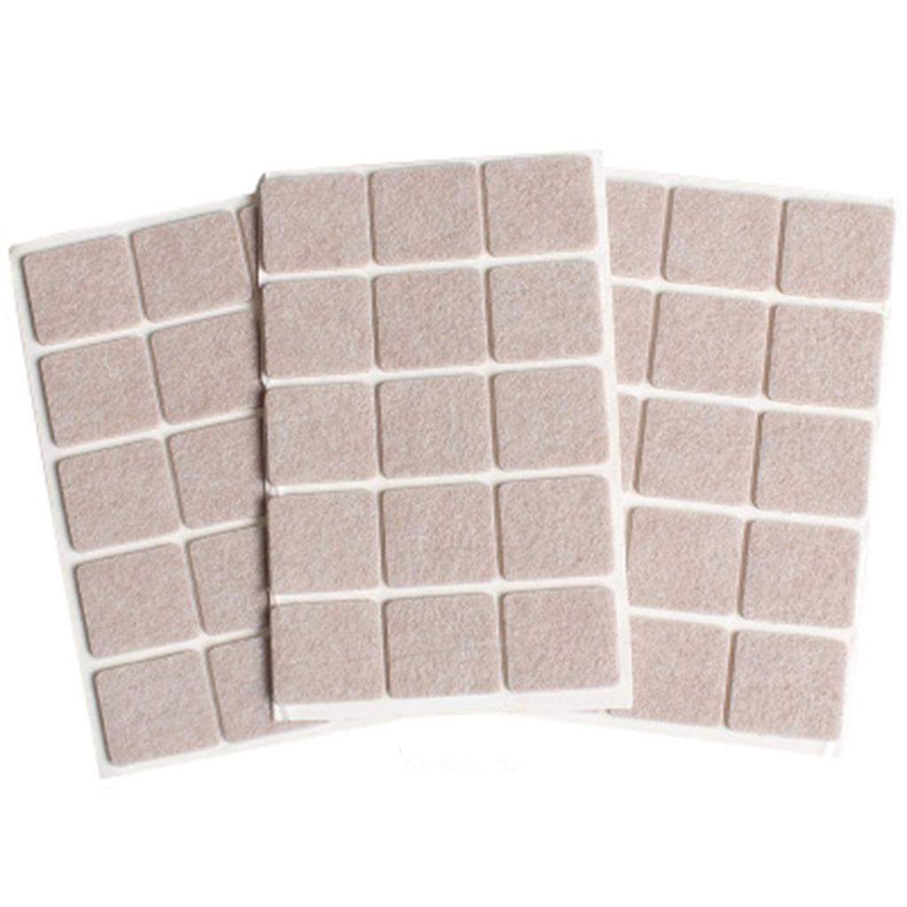 72Pieces Multipurpose Felt Chair Leg Pad Adhesive Floor Protectors Home ...
