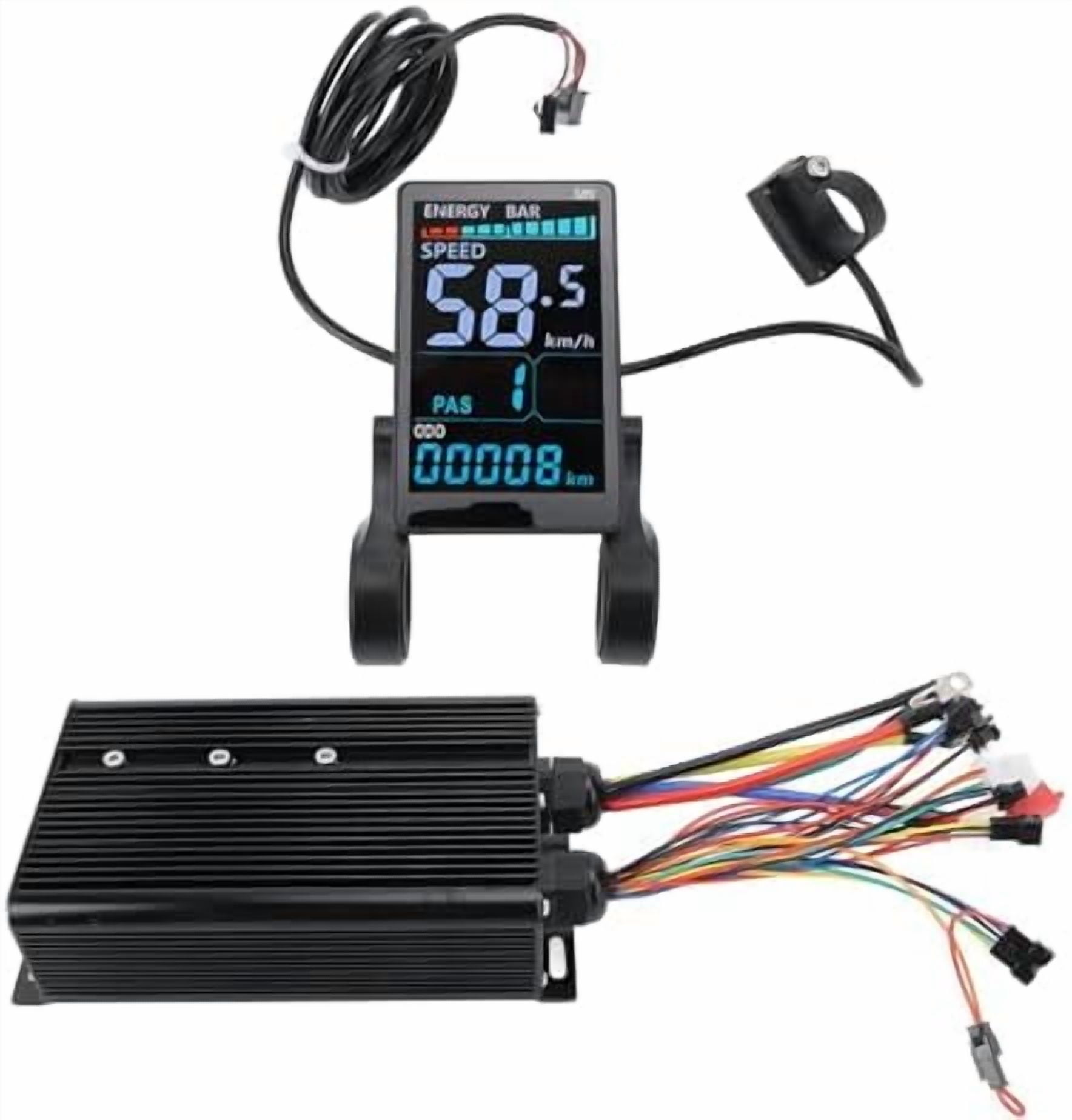 72V 80A Electric Bike Controller Kit, Brushless Motor Controller and M5 ...