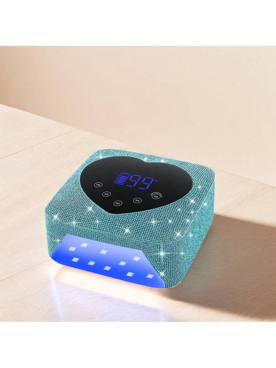 72W Cordless Rechargeable UV Nail Lamp with 5 Timer Settings, Touch ...