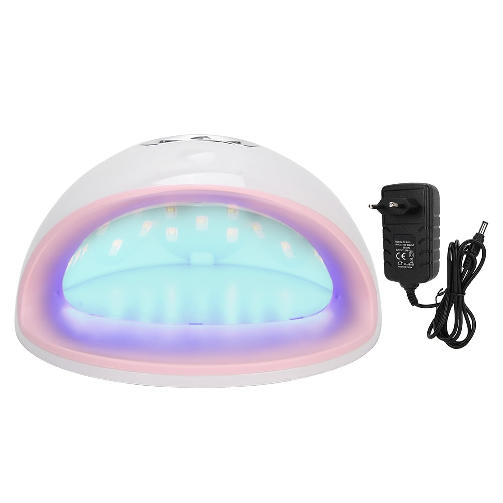 72W Professional Nail Curing Machine Intelligent LED UV Gel Nail Polish ...